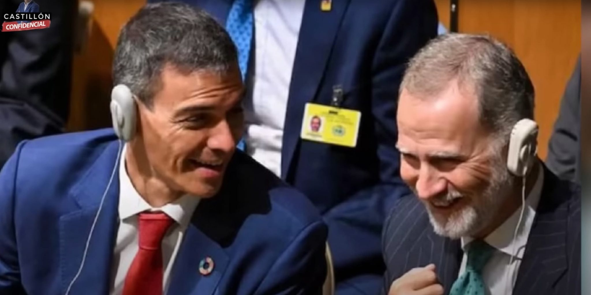 La foto que duele: el rey Felipe VI riendo con Sánchez en la ONU ...